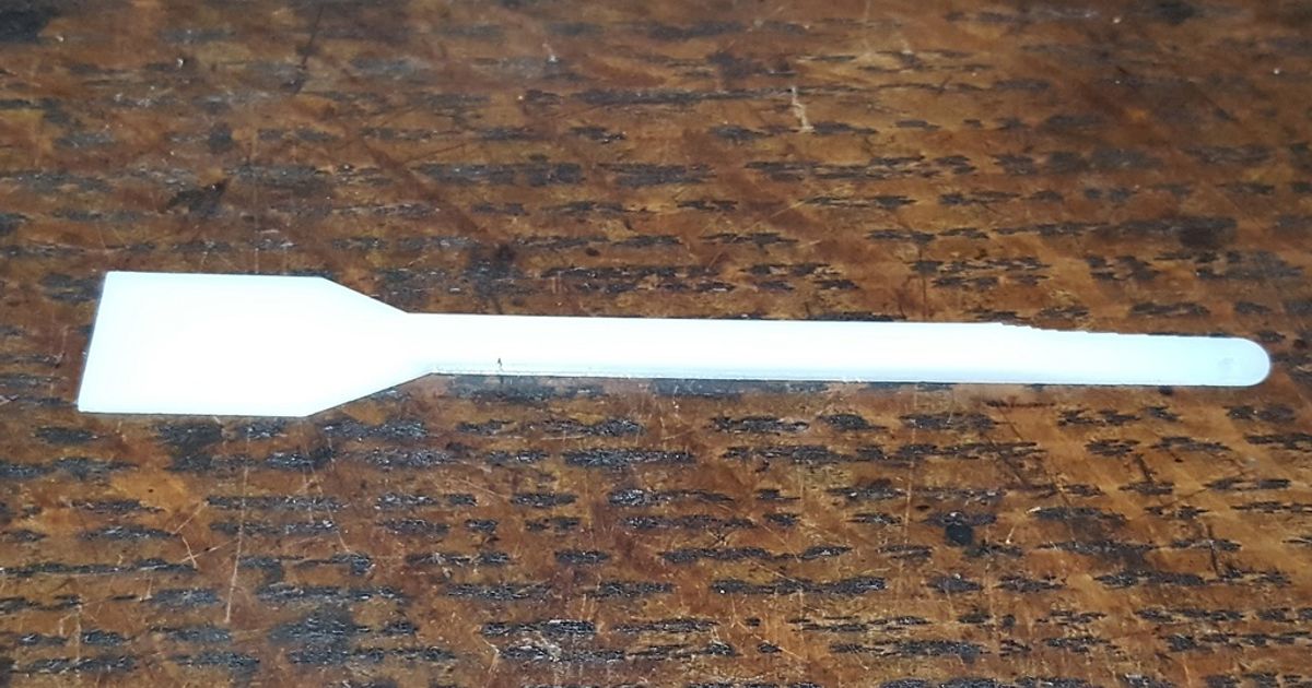 Epoxy mixing spatula and spreader by Les Kaye | Download free STL model ...