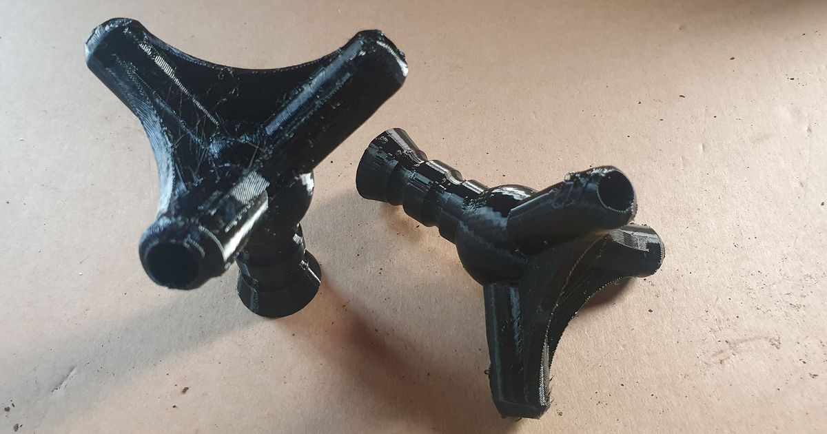 plant stake connector by Dennis | Download free STL model | Printables.com