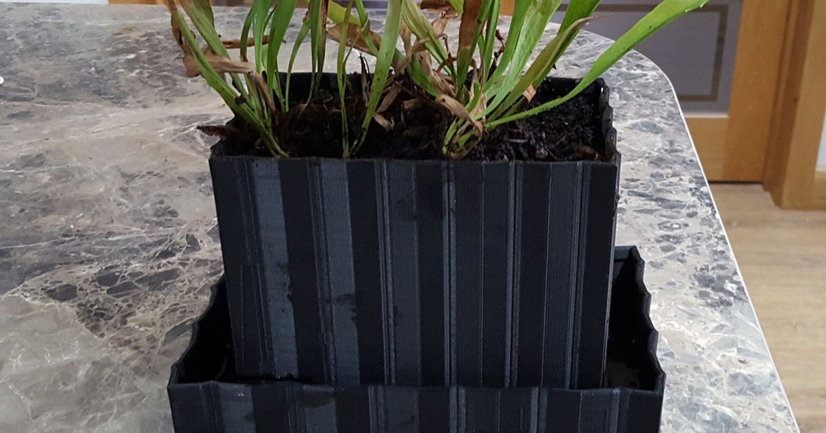 Bog plant pot by Les Kaye | Download free STL model | Printables.com