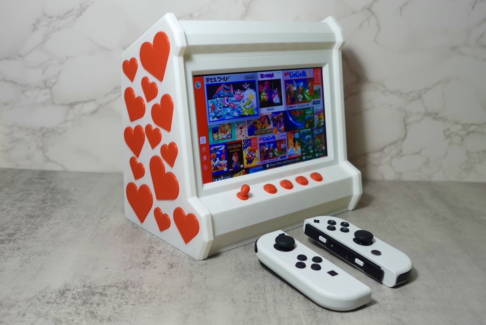 Nintendo Switch Retro Arcade Display *Valentine's Day Edition ...