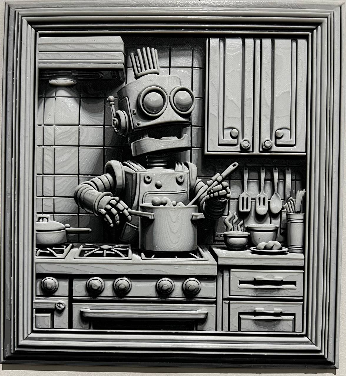 Robot Kitchen-Chef by Don Matis | Download free STL model | Printables.com