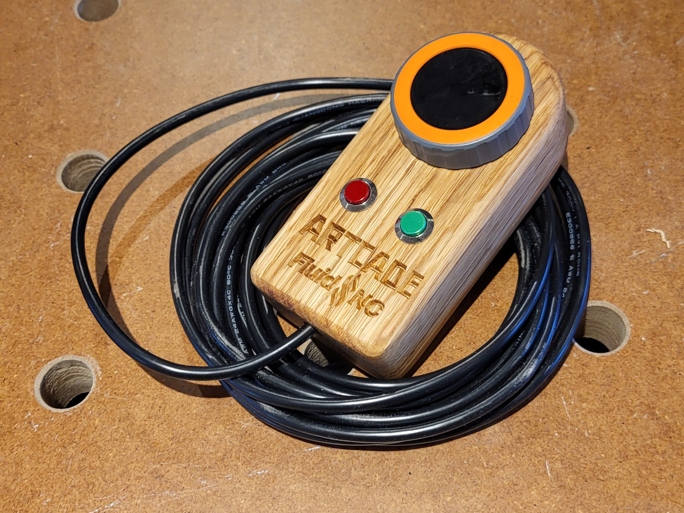 FluidNC Dial Pendant In wood by Henrik | Download free STL model ...