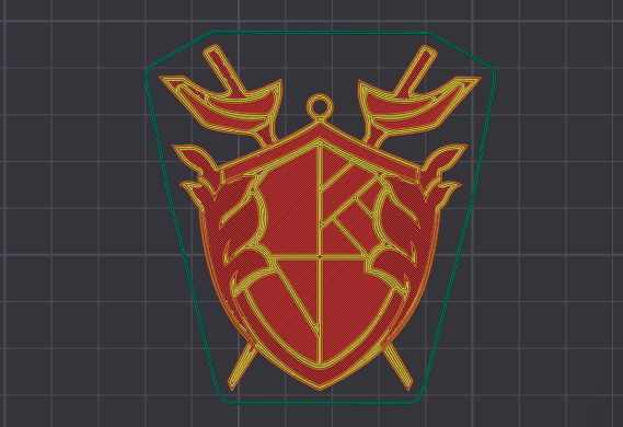 Nisha's Medallion keychain by Ts3D | Download free STL model ...