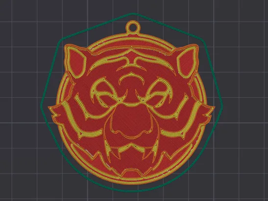Fortnite Oscar's Medallion keychain / Pendant - small by Ts3D ...