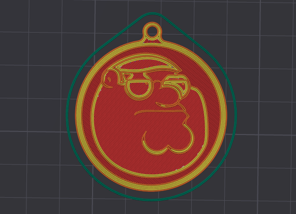 Fortnite Peter Griffin medallion keychain / Pendant by Ts3D | Download ...