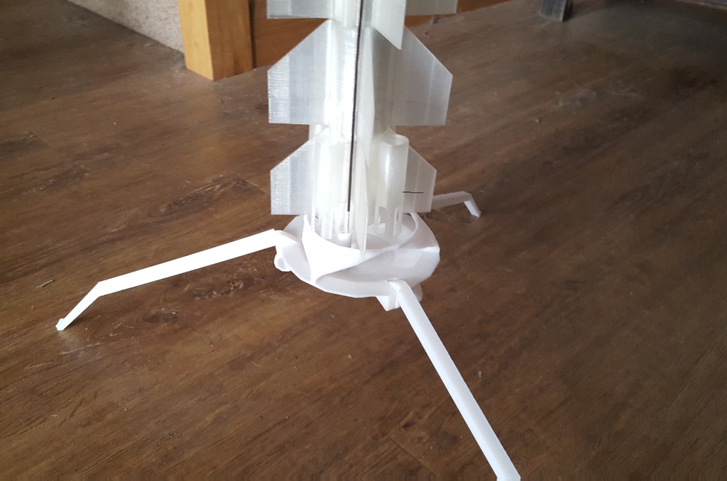 Launch pad for model rocket by Les Kaye | Download free STL model ...