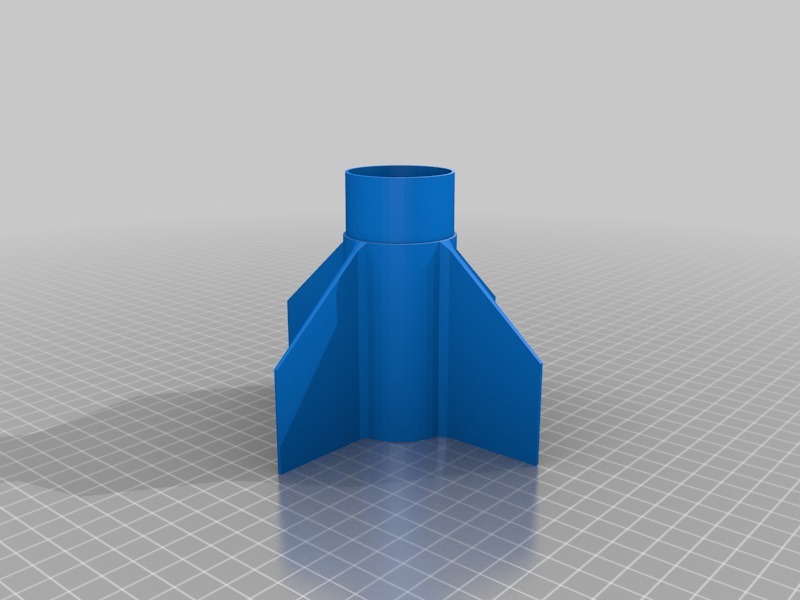 Modular Rocket for Estes motors by Les Kaye | Download free STL model ...
