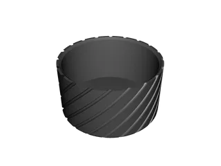 Knurled Soda Stream Cap by TroutWA | Download free STL model ...