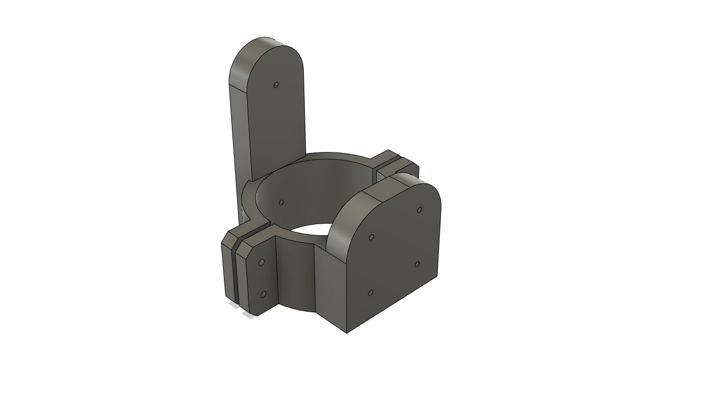 Ring Stick Up Cam Pro (Solar) 75mm/3" Pole Mount by EastMemphis | Download free STL model ...