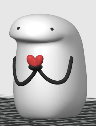 flork holding heart by ClawCraft | Download free STL model | Printables.com