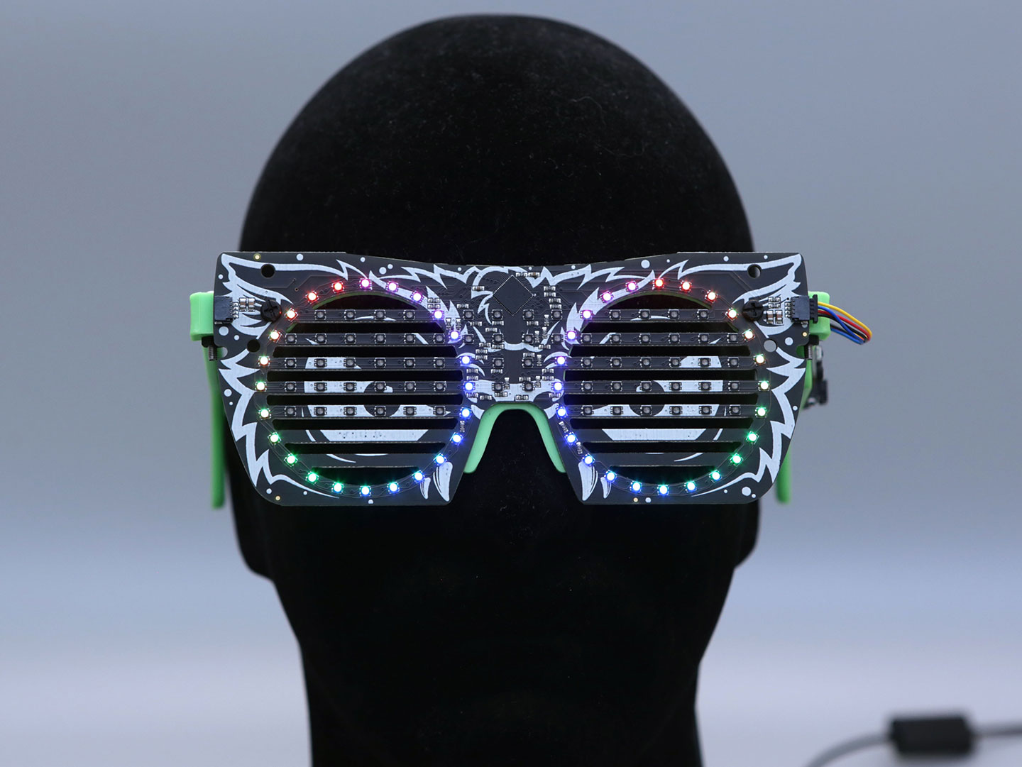 LED Glasses Frame IS31FL3741 by Adafruit | Download free STL model ...