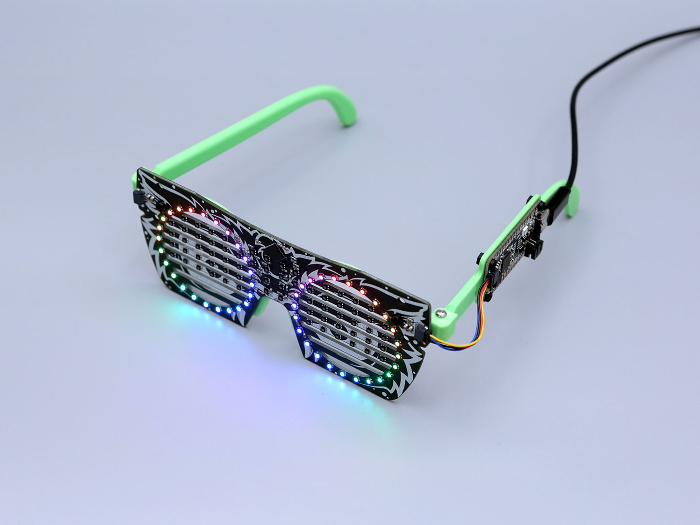 LED Glasses Frame IS31FL3741 by Adafruit | Download free STL model ...