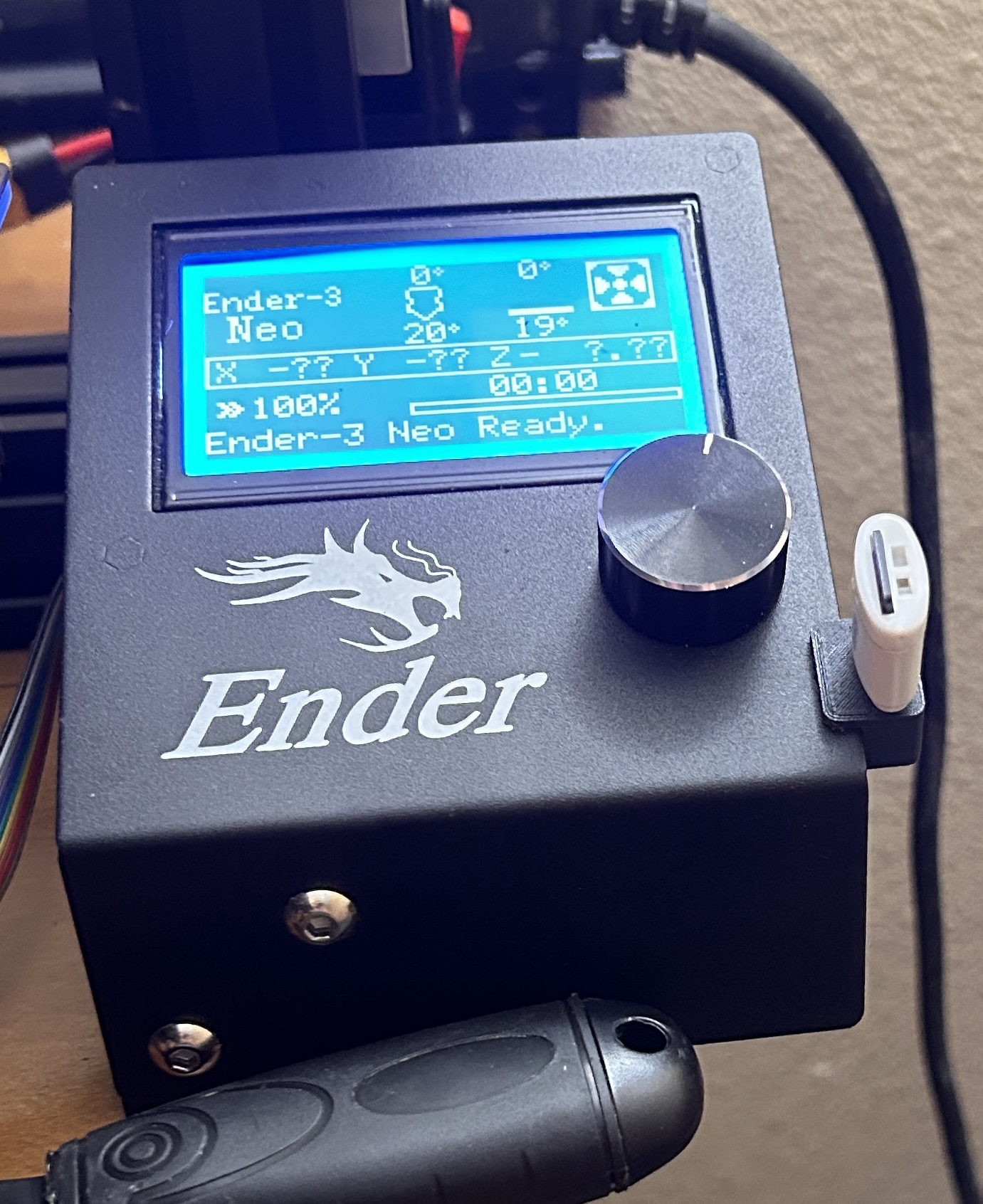 Ender 3 Neo USB Holder by Nolan Henderson | Download free STL model ...