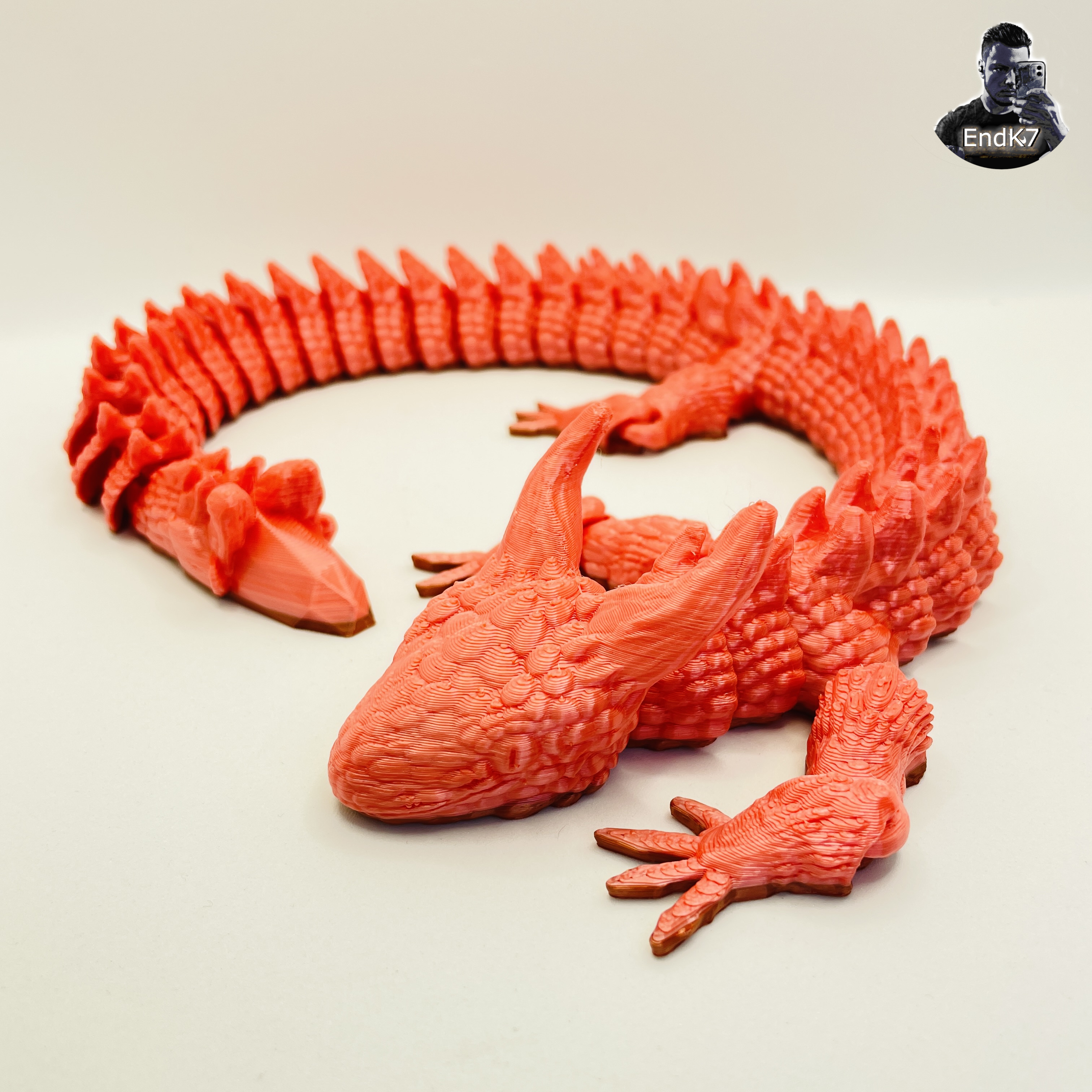 Diabolical Dragon Snake - Articluated - Print in Place - No Supports ...