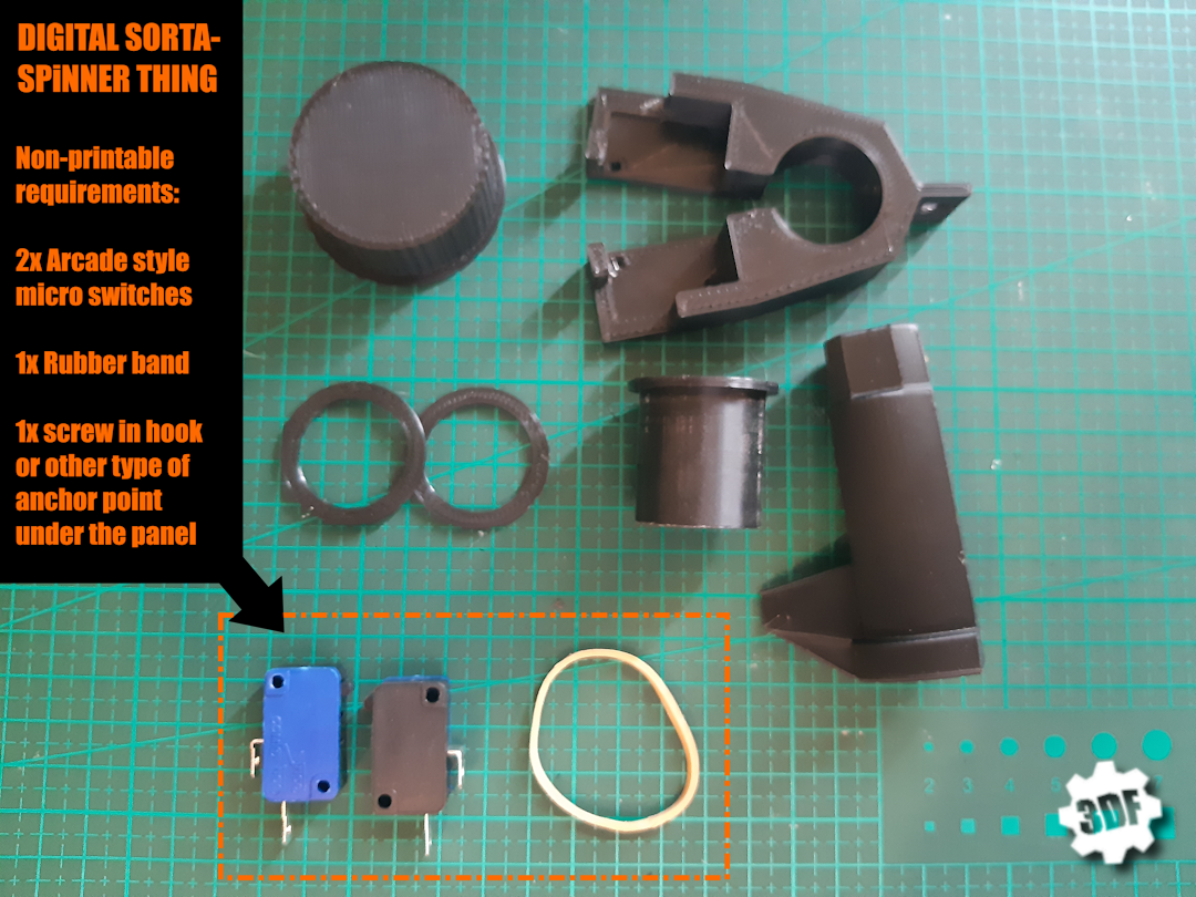 Digital Sorta - Arcade Spinner thing - STL Version by 3DFreeman ...