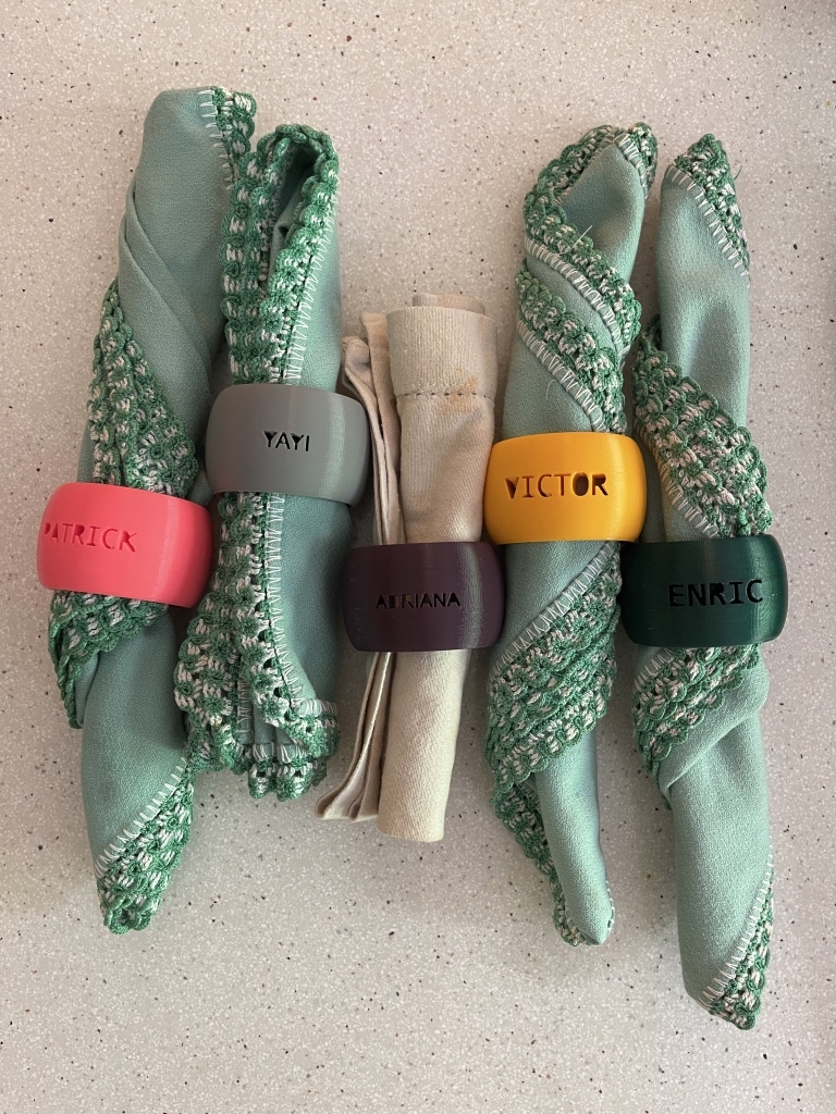 Napkin ring (Servilletero in spanish) par enriverd | Téléchargez ...