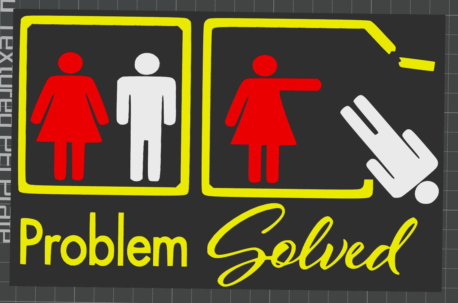 Problem - solved for women by MU | Download free STL model | Printables.com