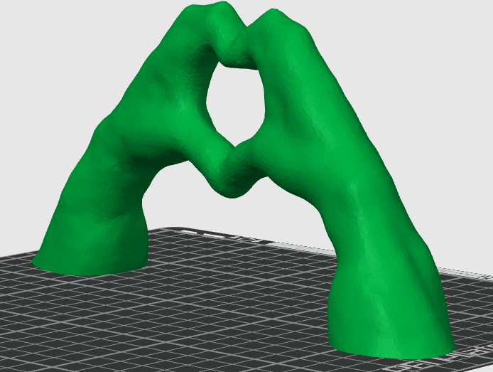 Heart_hand by Liu Stephen | Download free STL model | Printables.com