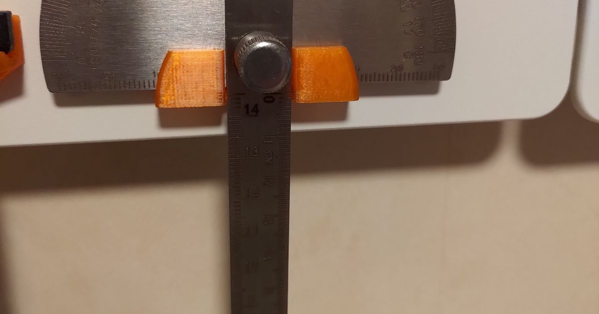 Protractor holder for Skadis, T-nut by random_rolle | Download free STL ...