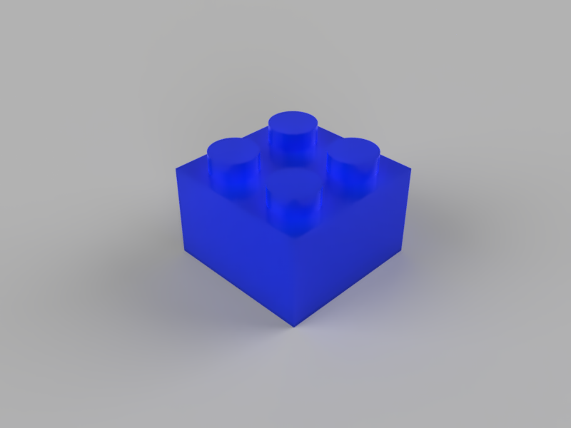 2x2 Lego von JacoX | Kostenloses STL-Modell herunterladen | Printables.com