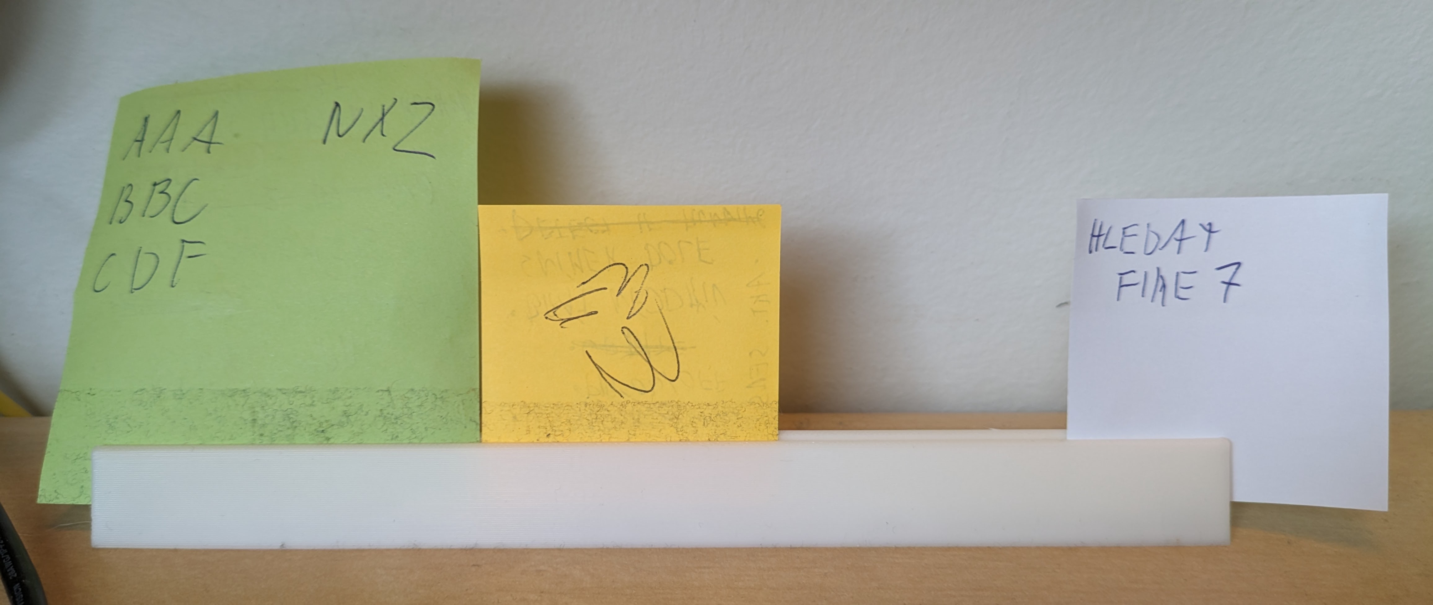 Post-it stand - 190 mm by Tom0147 | Download free STL model ...