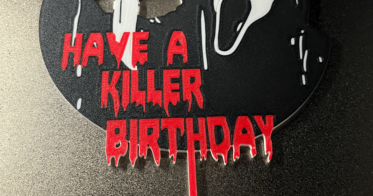 Topper Scream by AaronEn3D | Download free STL model | Printables.com