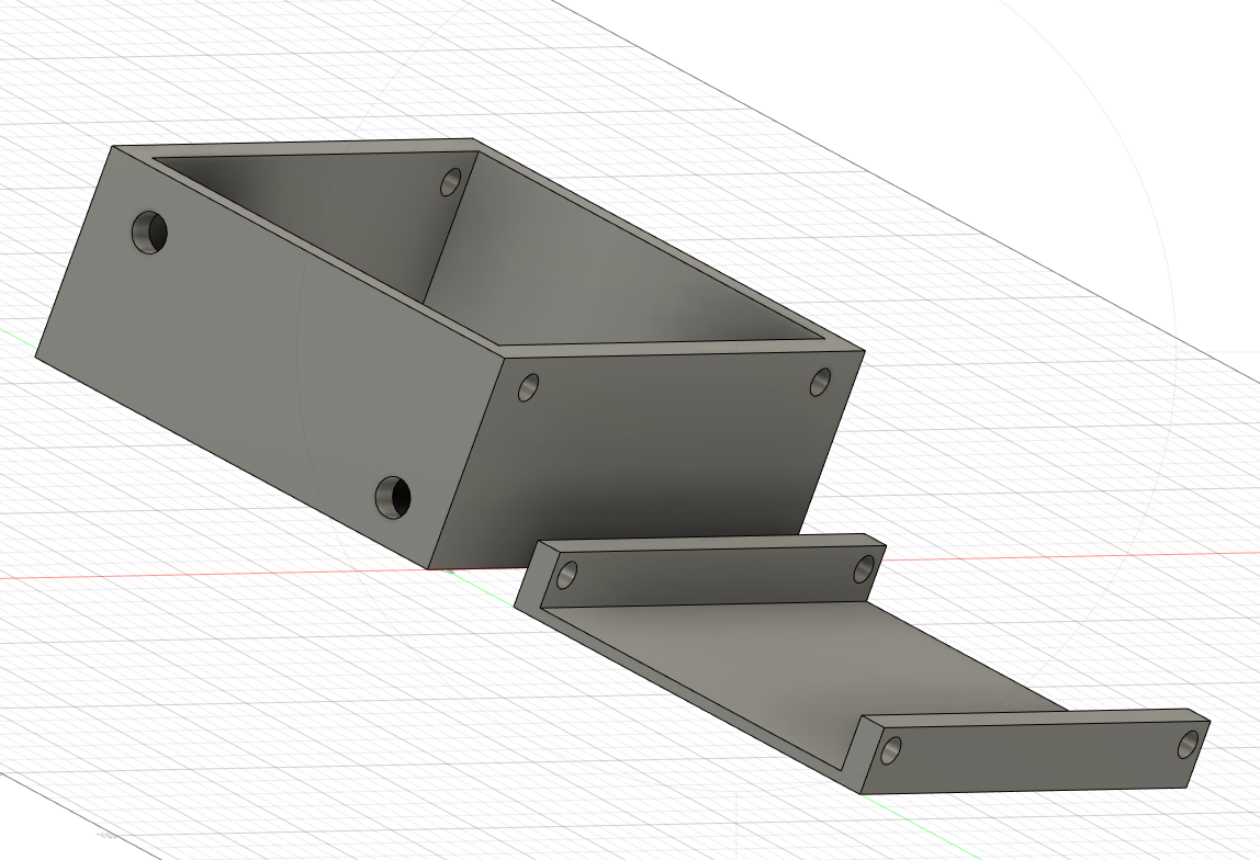 Simple Box with Screw Lid and 2 Output Holes by DalekSec | Download ...