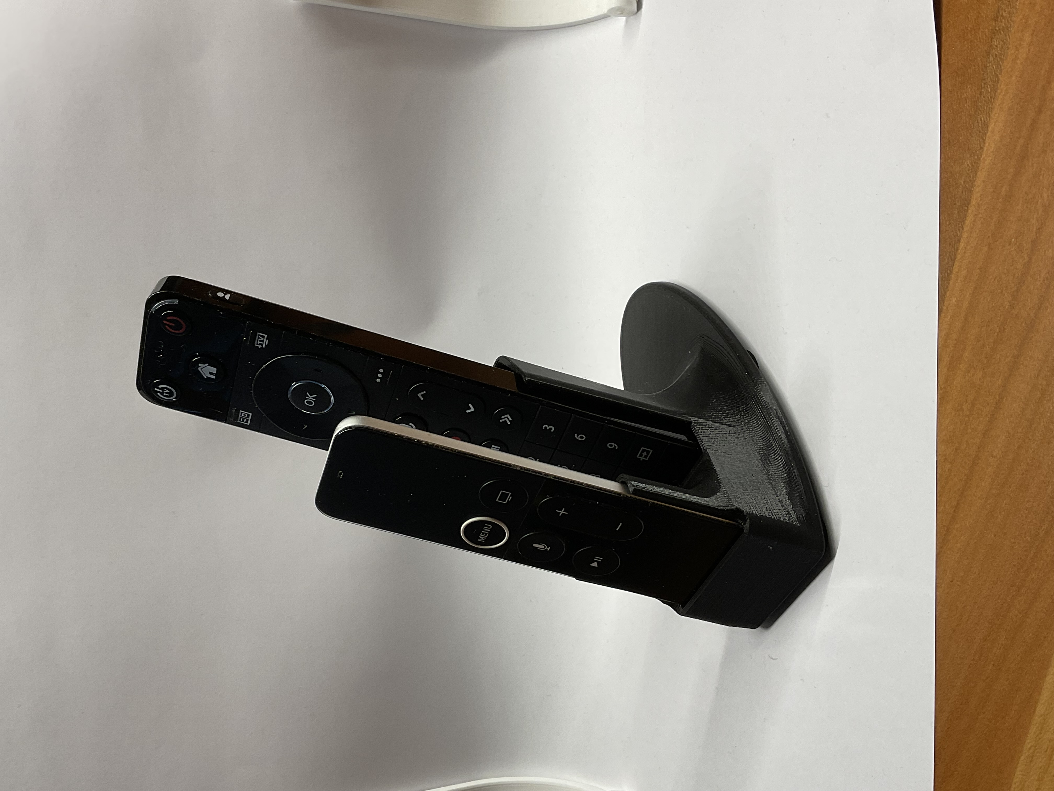 TV remote stand for sunrise (CH) and AppleTV remote controls by UliLac ...