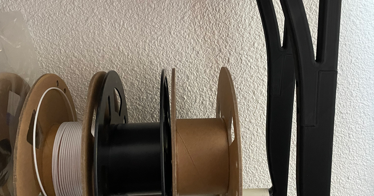 Under-shelf spool holder by François BORDAS | Download free STL model ...