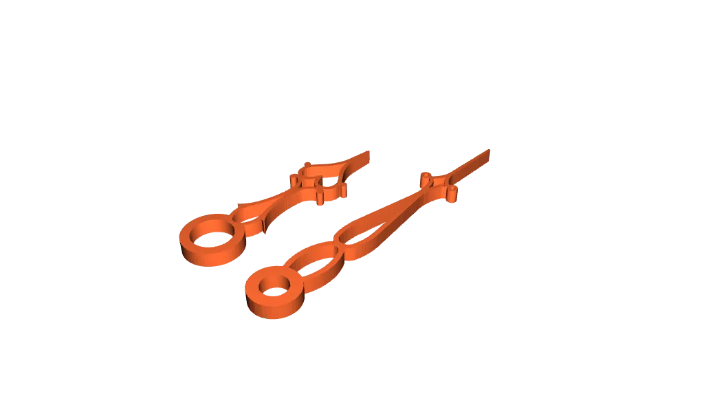 Clock hand collection by Clockman | Download free STL model ...