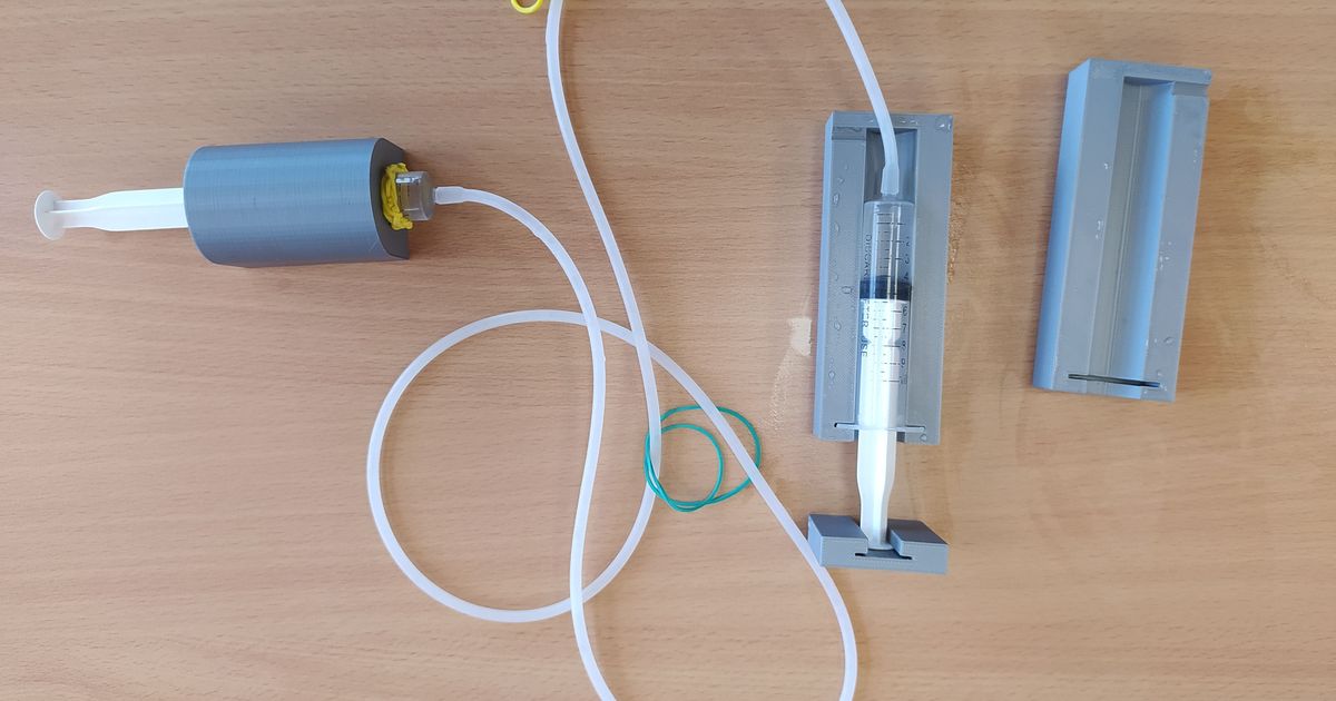 Pomůcka do fyziky - Hydraulický zvedák by Ondřej Pantlík | Education | Printables.com