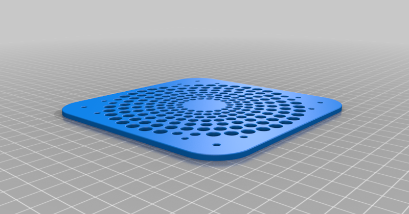 120mm Cooling Fan Cover for PC case/Rack/3d Printers M4 Thread (x12 ...