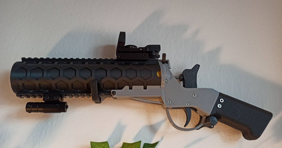 Co2 rocket launcher wall hanger by Yeet | Download free STL model ...