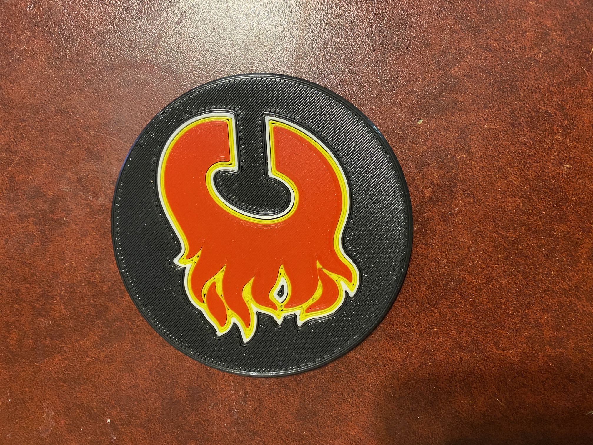 Calgary Flames coaster MMU by Asus1357 | Download free STL model ...