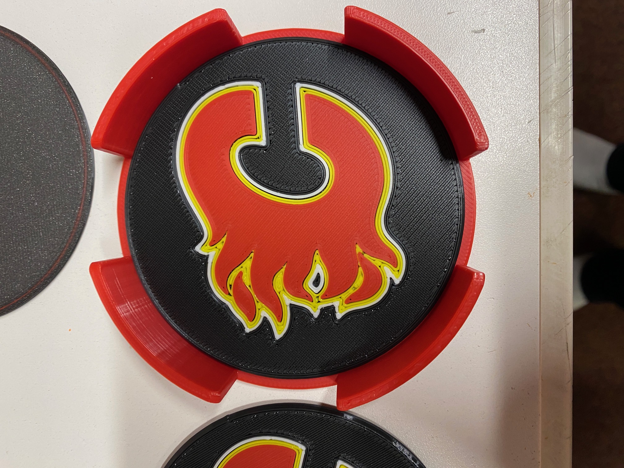 Calgary Flames coaster MMU by Asus1357 | Download free STL model ...