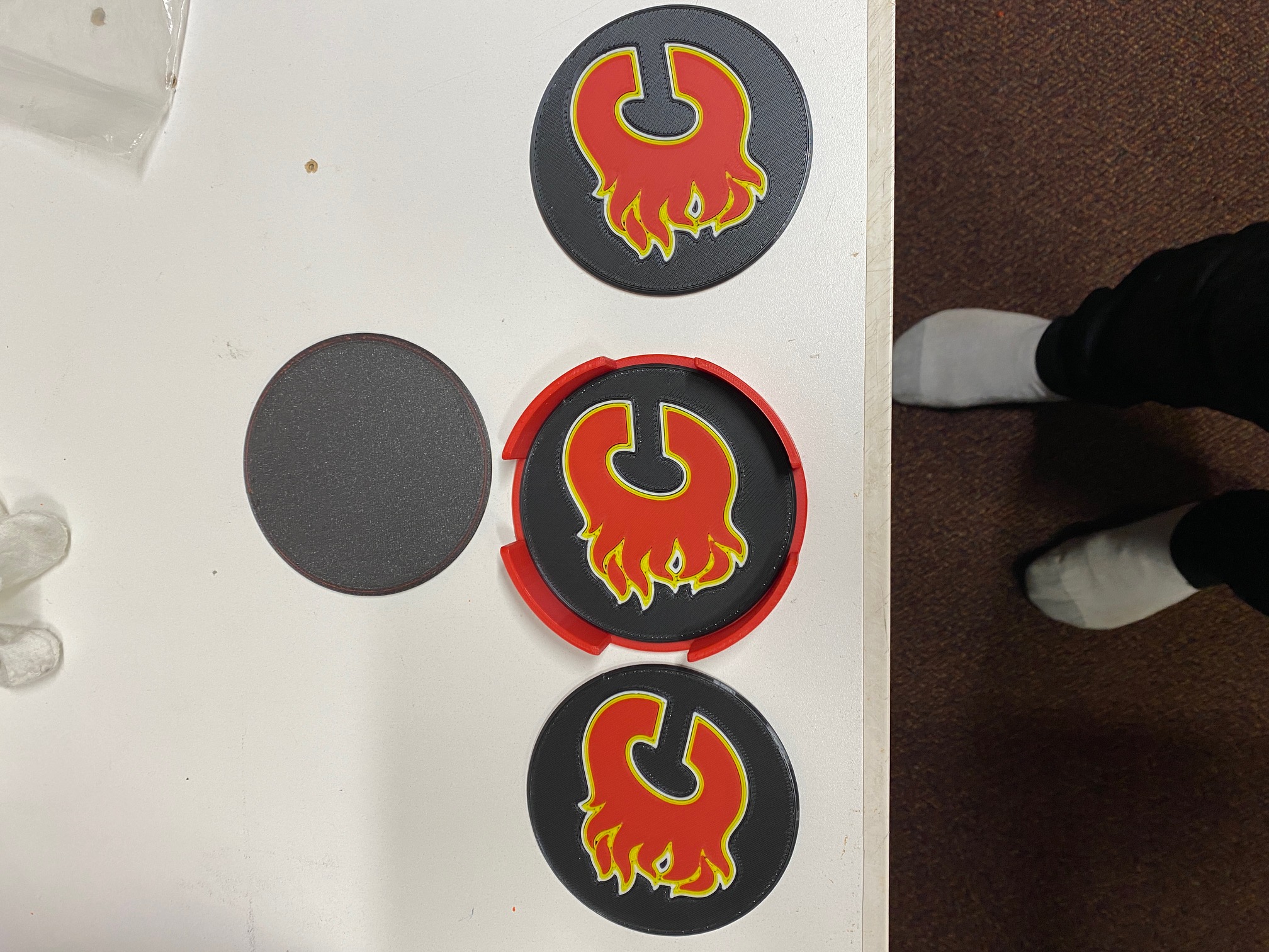 Calgary Flames coaster MMU by Asus1357 | Download free STL model ...