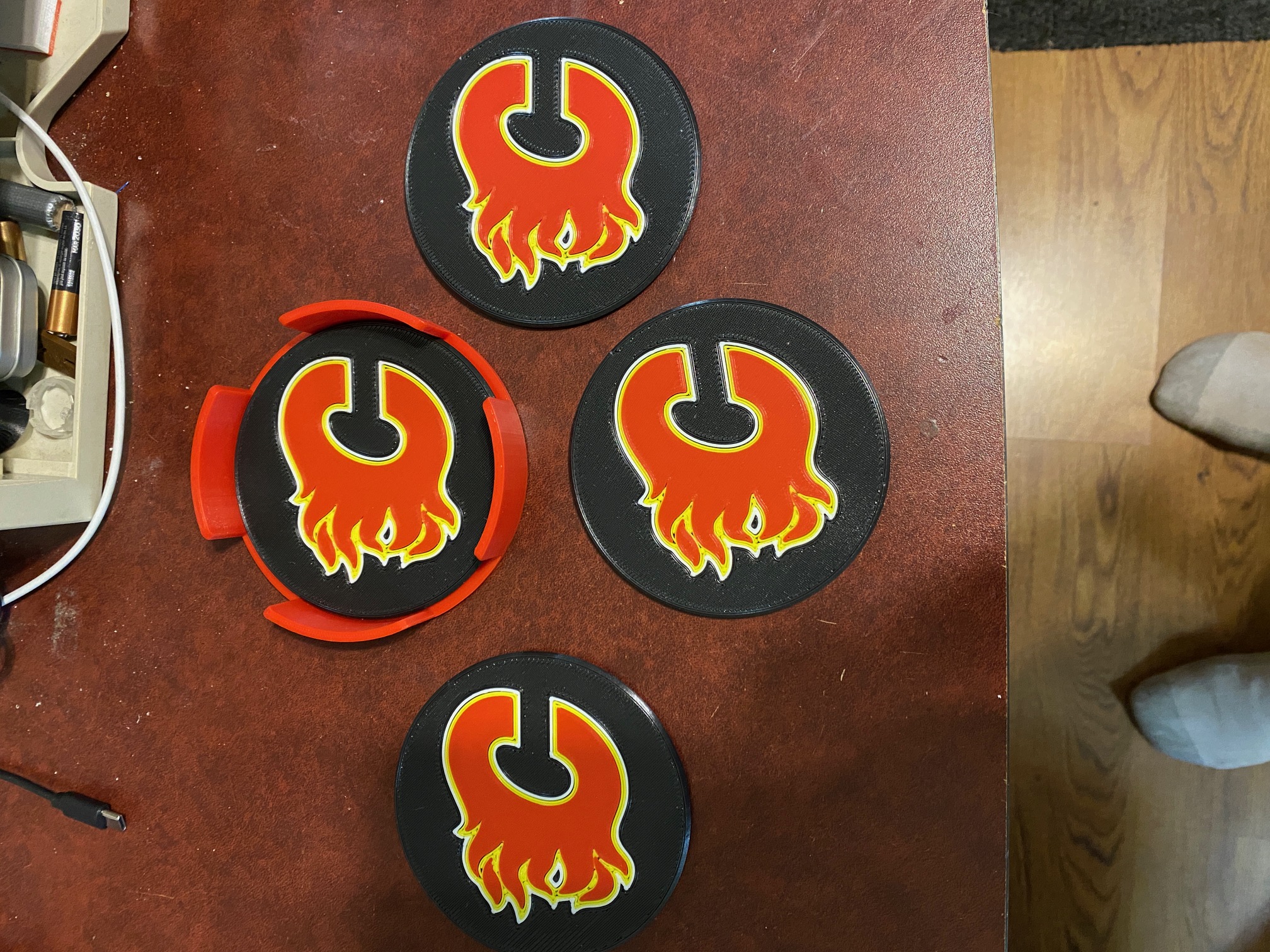 Calgary Flames coaster MMU by Asus1357 | Download free STL model ...