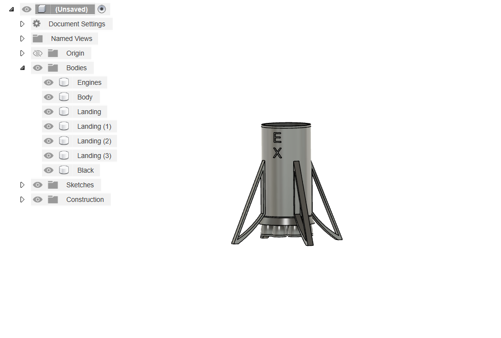 SpaceX Falcon 9 Rocket Pen/Pencil Holder by Renato Crespo | Download ...