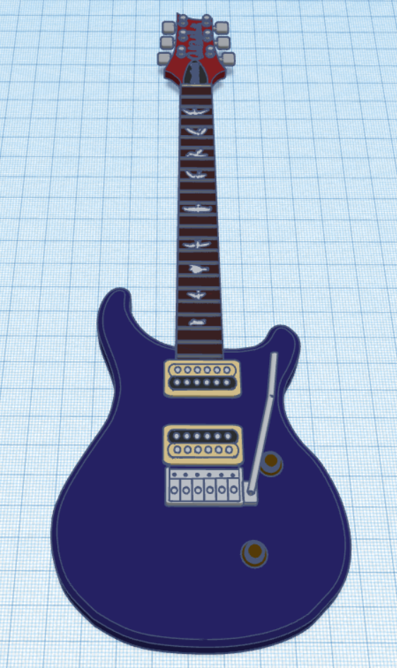 PRS SE Standard 24 guitar by Dumi2 Martínez | Download free STL model ...