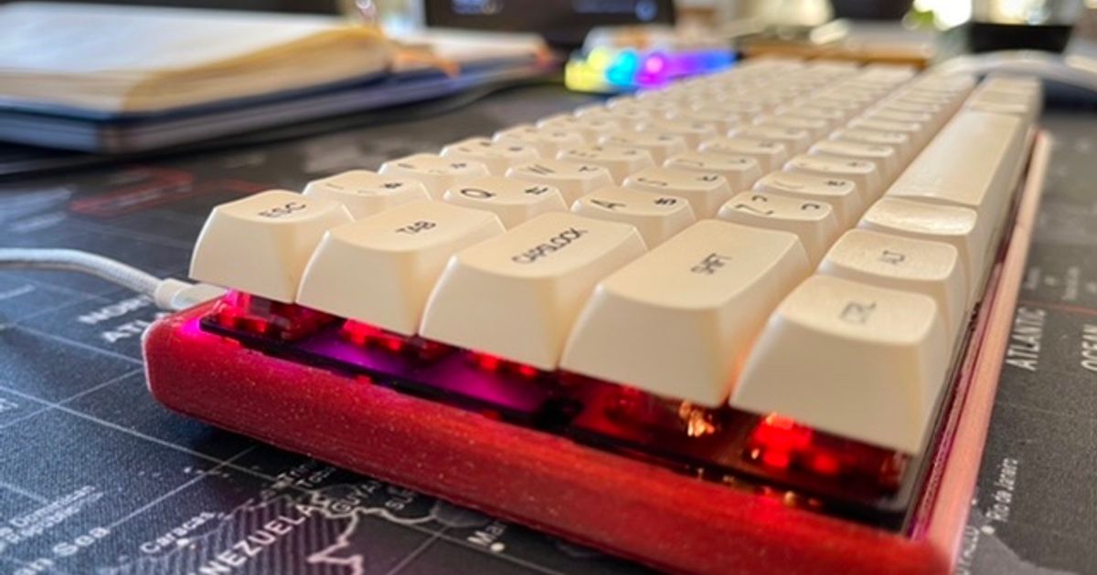 Low profile 60% keyboard case by BluecornNM | Download free STL model ...