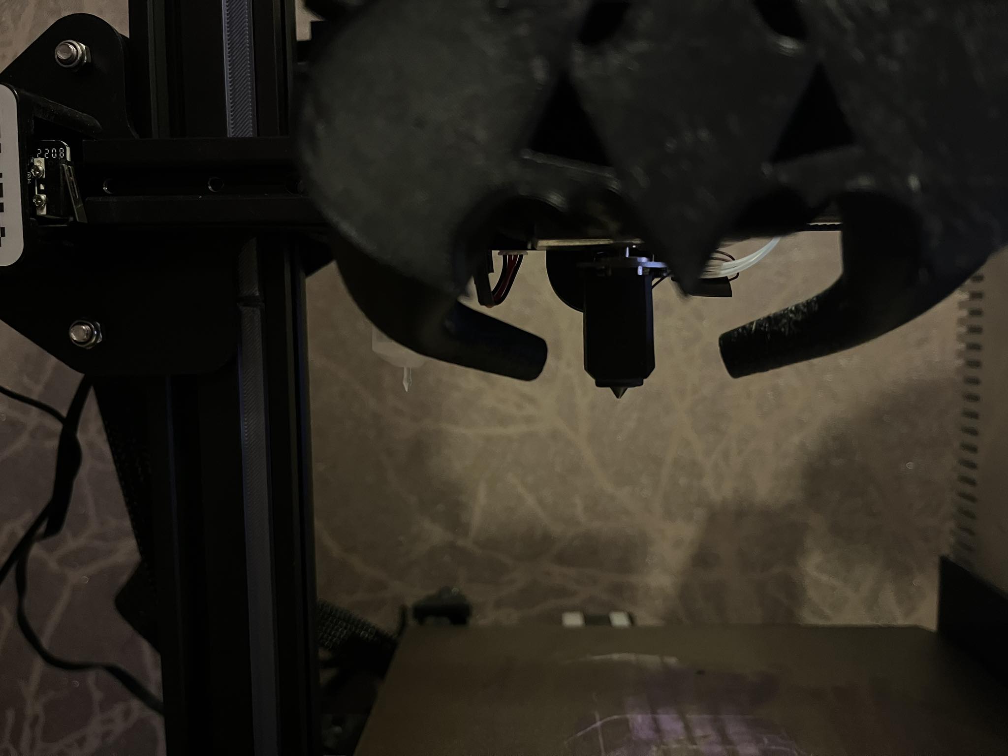 Sprite Probe Zero Y-Offset mount with spacer for extended hotends by ...