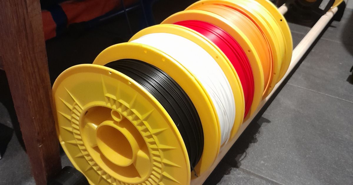 Spool holder for 200mm diameter spools by Patrick Hemmes | Download ...
