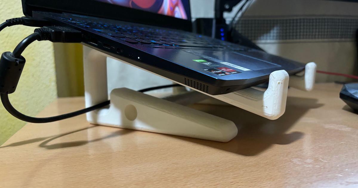 Laptop support/soporte portatil by Alejandro Soria | Download free STL ...