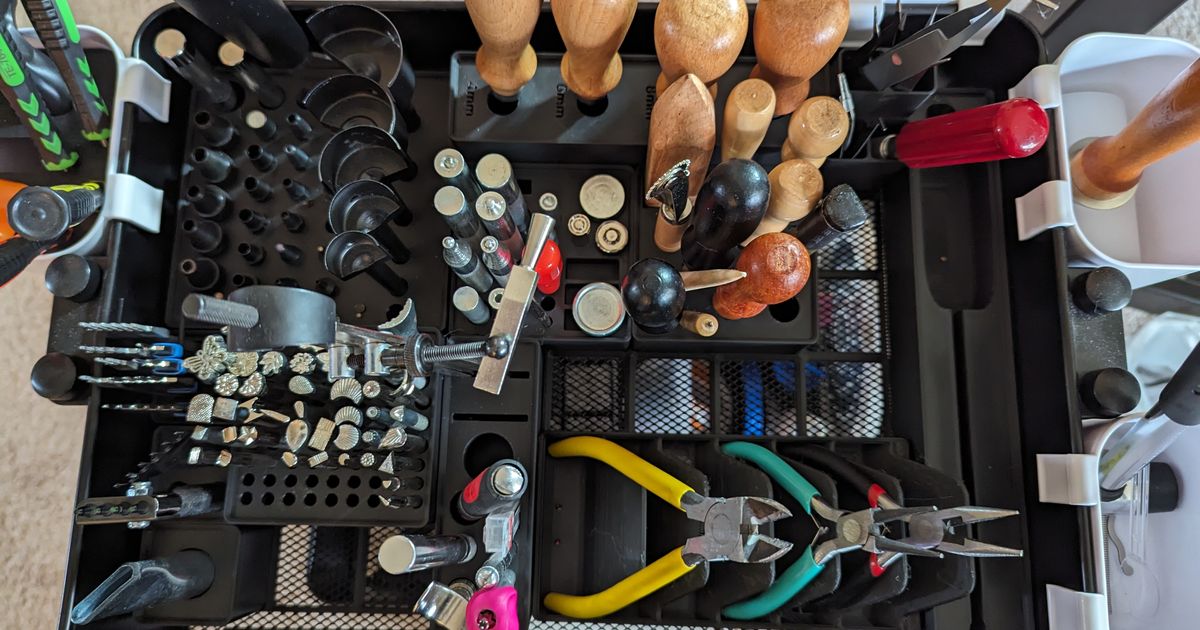 Gridfinity for Leather Tools by Bre | Download free STL model ...