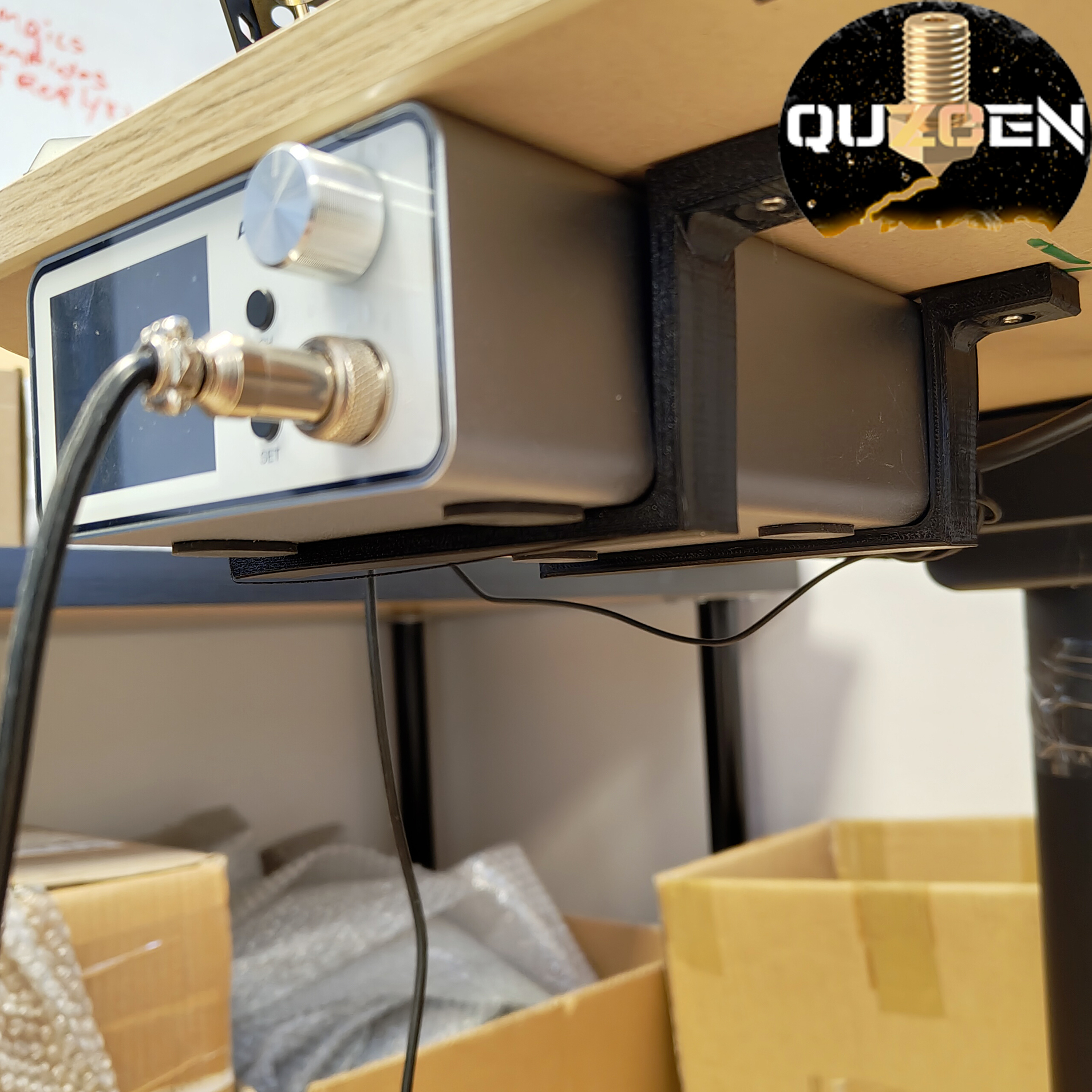 Aixun Soldering Iron Desk Mounting by Quizcen | Download free STL model ...