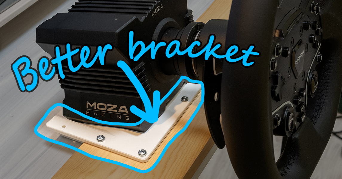 Moza R5 Base Mount by Bent Derailleur | Download free STL model ...