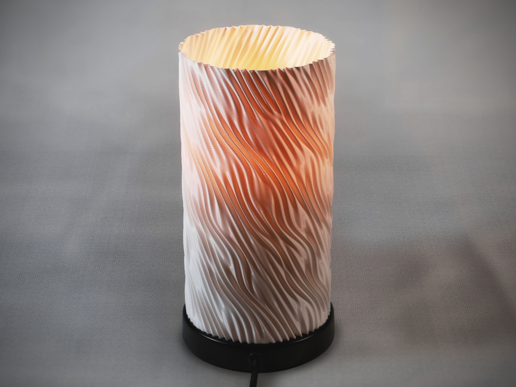 Helical waves lamp shade by alecs.form | Download free STL model ...