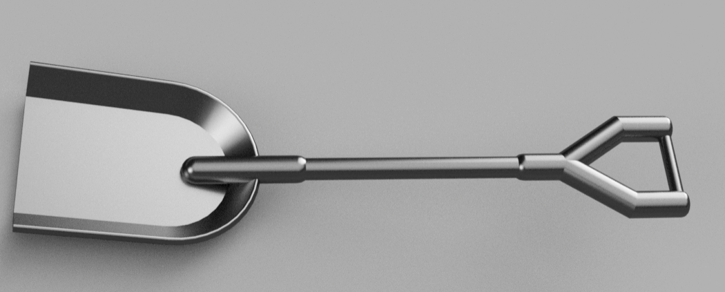 Shovel (Kids Edition) 114 mm by Armin | Download free STL model | Printables.com