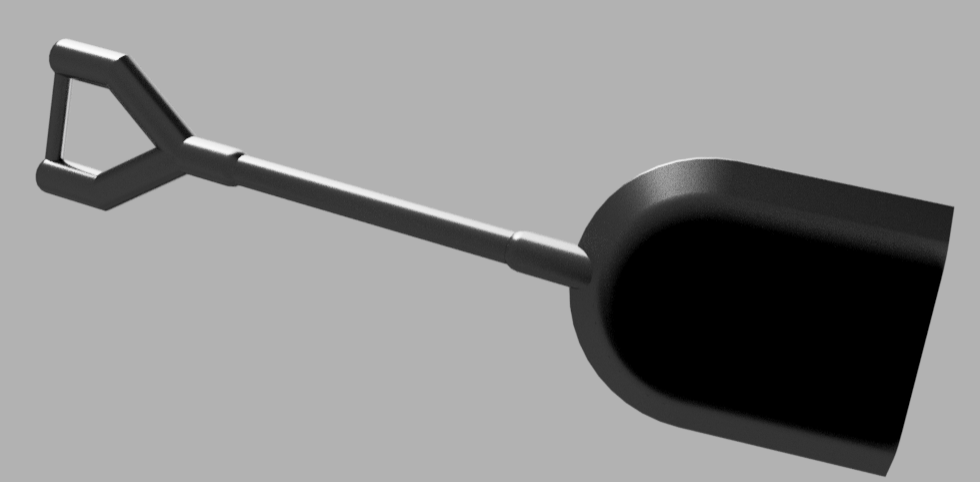 Shovel (Kids Edition) 114 mm by Armin | Download free STL model | Printables.com