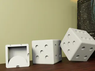 A very (biased) die/dice by covertpluto3502 | Download free STL model ...